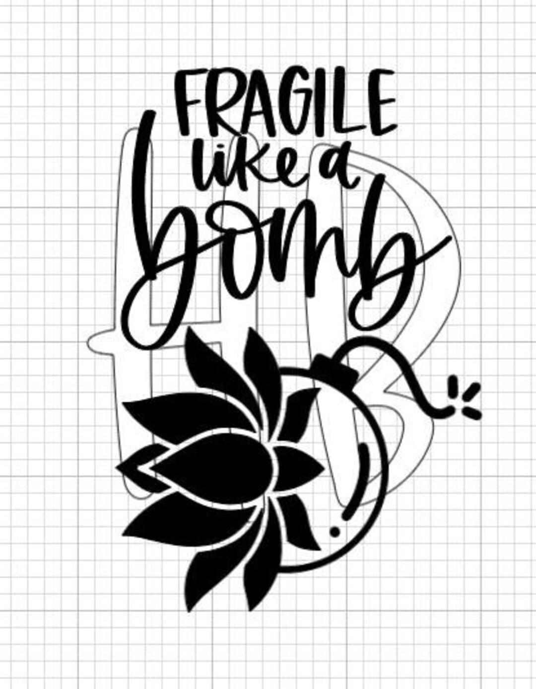 Fragile Like a Bomb - Etsy