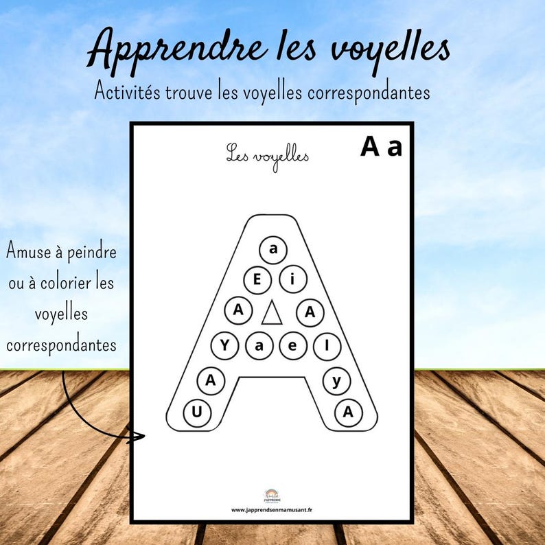 Learn Vowels in a Fun Way, Painting Activities, Coloring, School ...