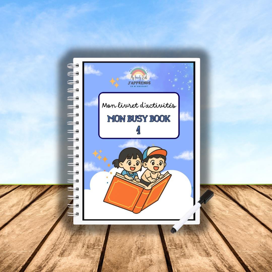 Educational Activity Booklet – Busy Book for Children – Motor Skills ...