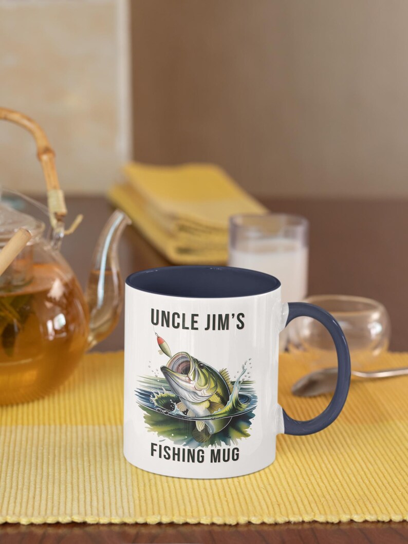 Personalized Largemouth Bass Mug: Custom Angler Gift - Etsy
