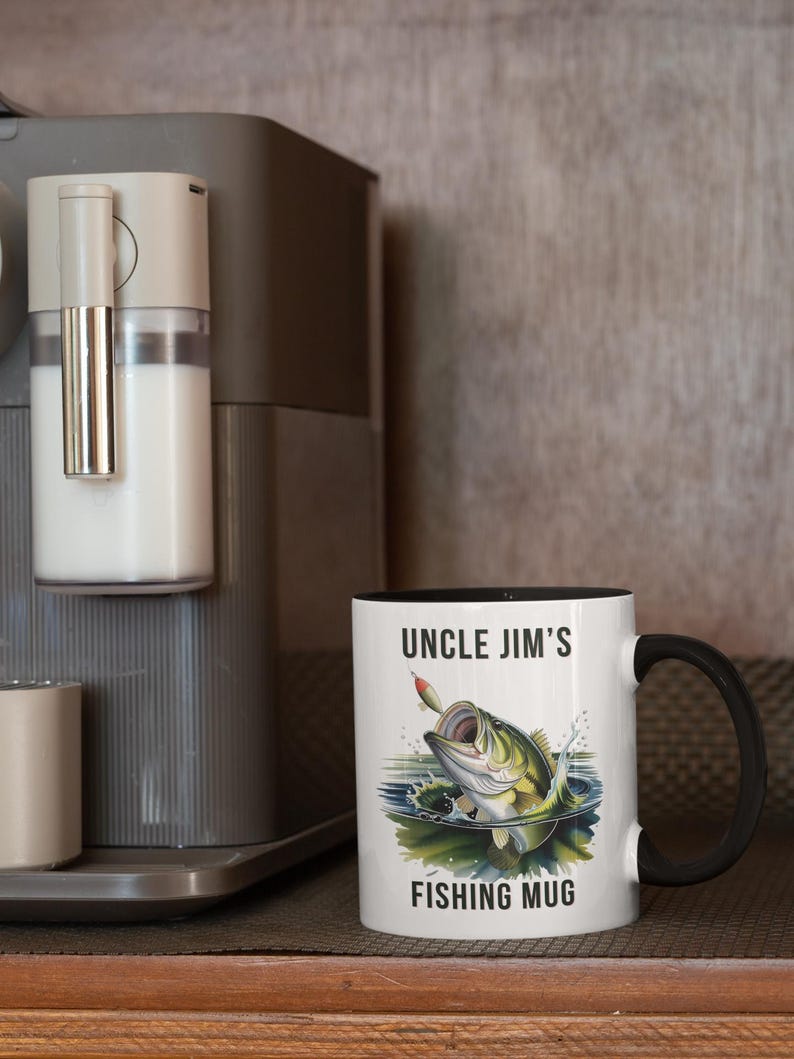 Personalized Largemouth Bass Mug: Custom Angler Gift - Etsy