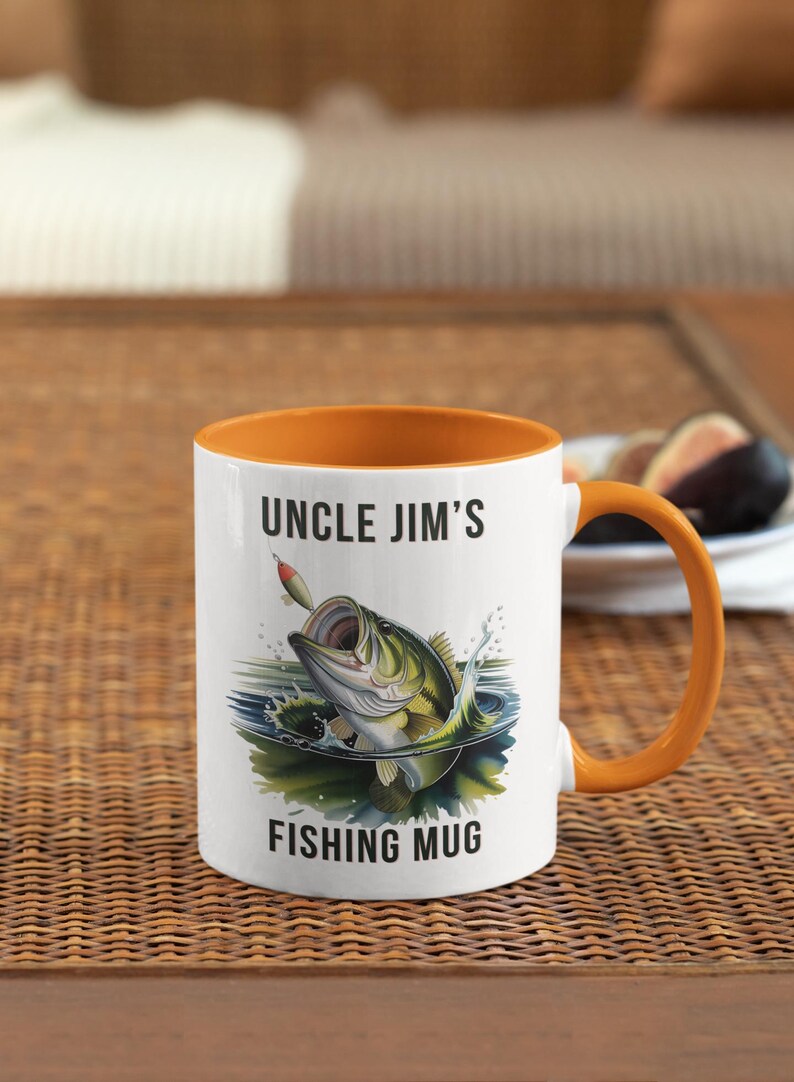 Personalized Largemouth Bass Mug: Custom Angler Gift - Etsy