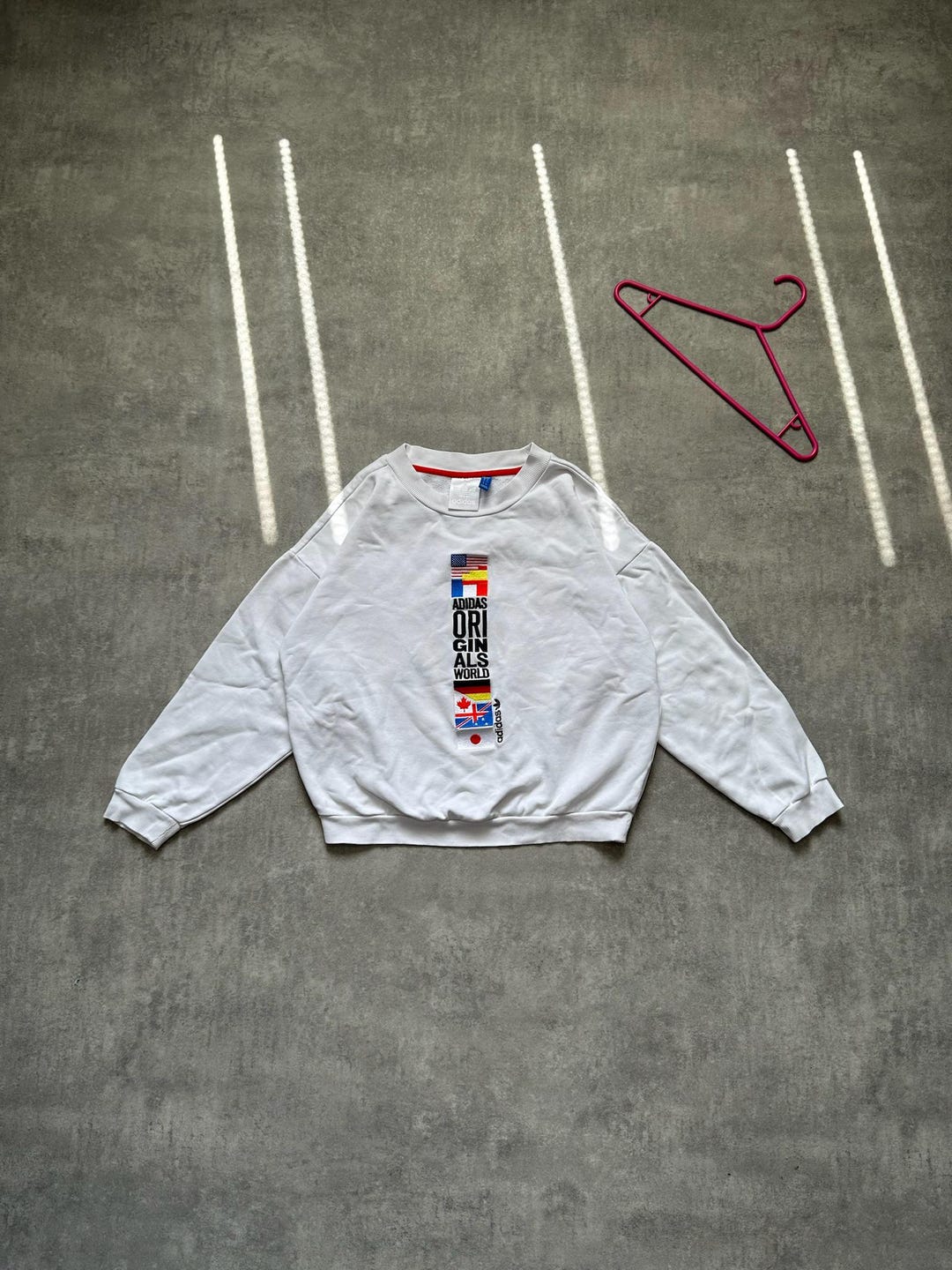 Adidas World From Archive Center Logo Sweatshirt Crewneck Size S 36 ...