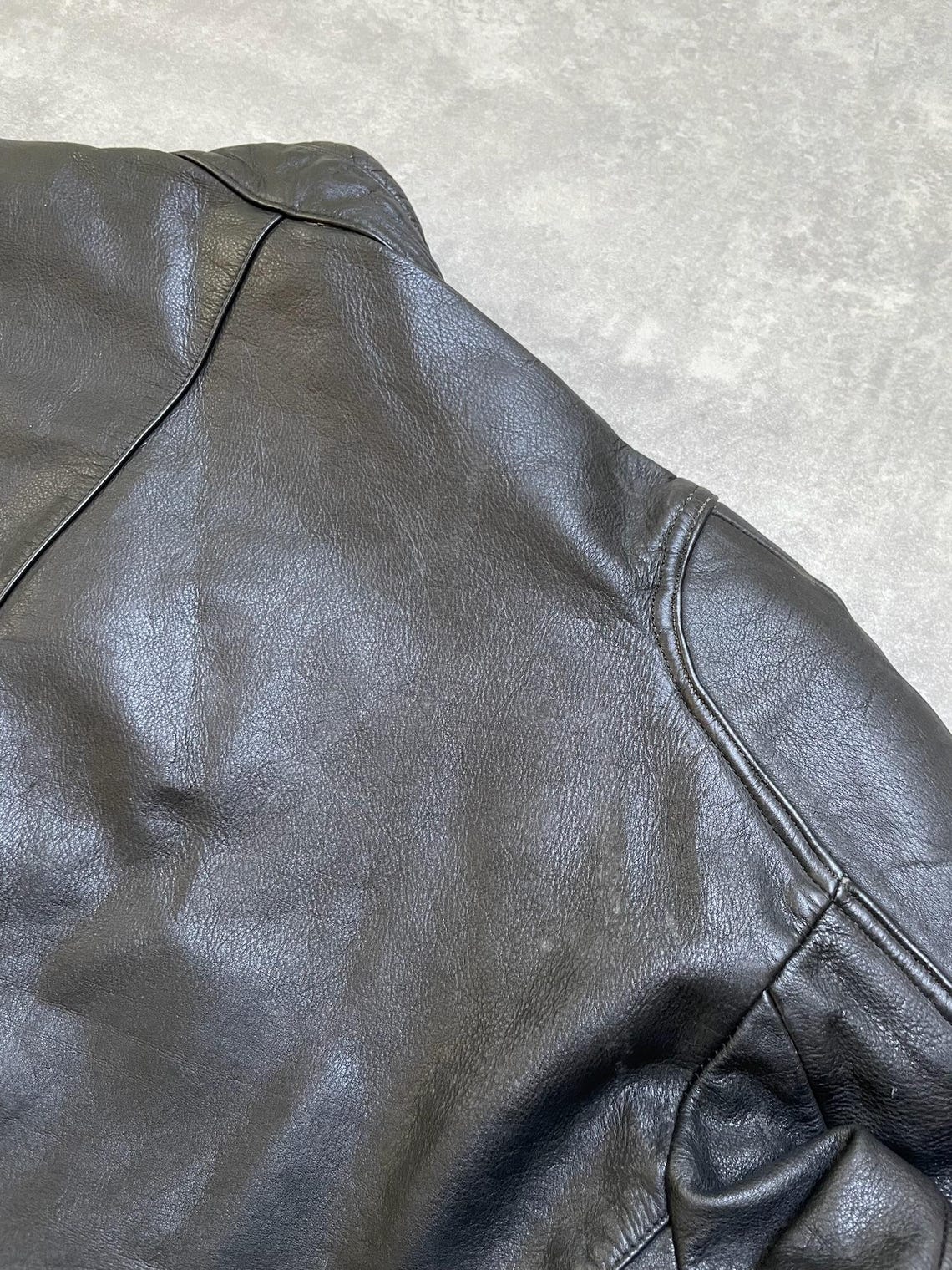 Echtes Leder Leather Motorcycle Jacket Size 58 Black Motorsport Moto - Etsy