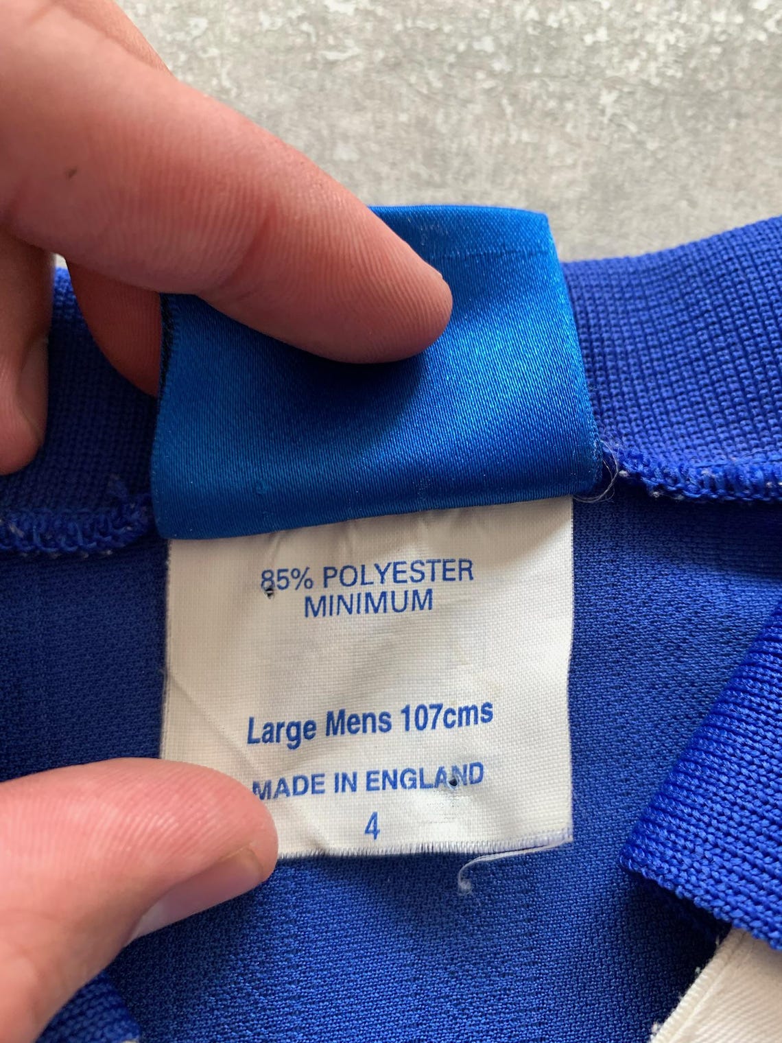 Umbro Coors CFC Chelsea Football Soccer Short Sleeve Blue Monogram ...