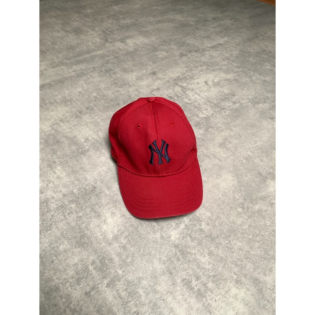 New York Yankees Cap Red Unisex 80s, Y2k, Vintage, Streetwear ...