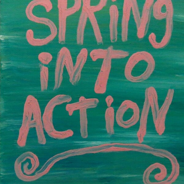 Spring Word Art - Etsy