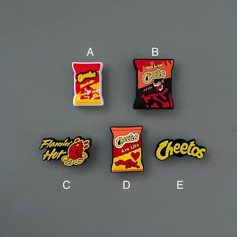 Hot Cheetos Takis Doritos Funyuns Pringles Kool Aid Shoe Charms - Blue ...