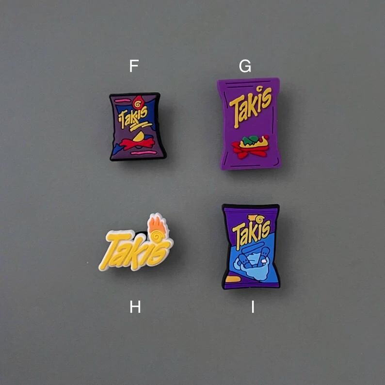 Hot Cheetos Takis Doritos Funyuns Pringles Kool Aid Shoe Charms - Blue ...