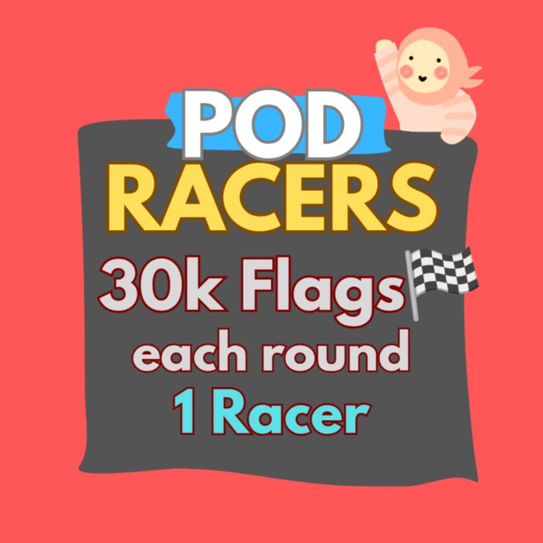 Pod Racers 90k Flags (30k Flags per Lap) - Etsy