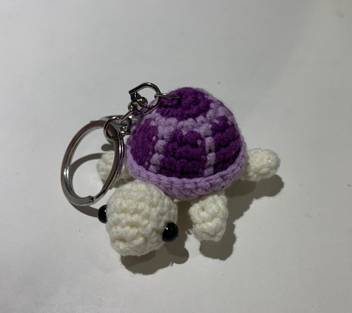 Handcrafted Crocheted Adorable Turtle Key Chains - Etsy