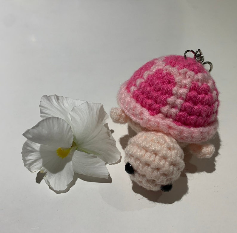 Handcrafted Crocheted Adorable Turtle Key Chains - Etsy
