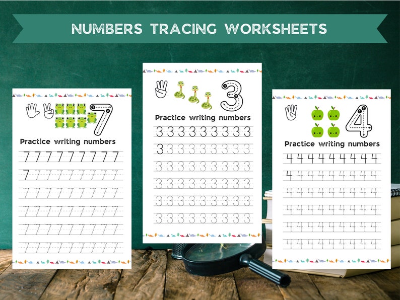 58 Printable Preschool Alphabet & Numbers Tracing Worksheets Tracing ...