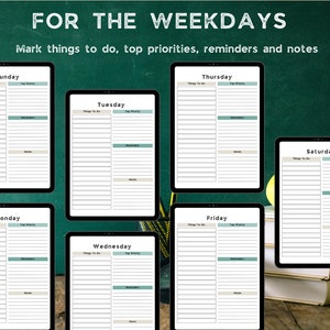 Printable Editable High School Planner 2024 2025, College Study Planner ...