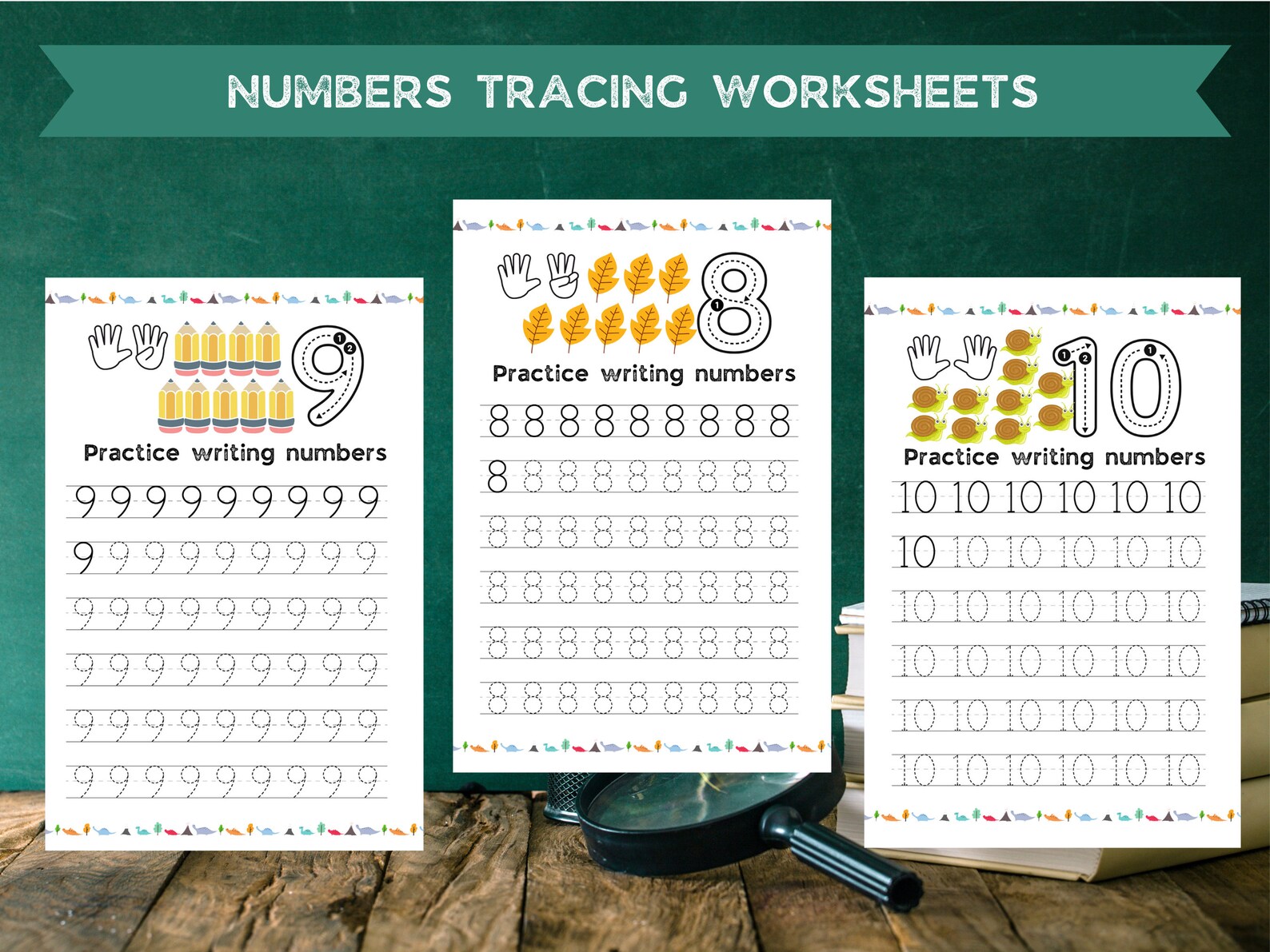 58 Printable Preschool Alphabet & Numbers Tracing Worksheets Tracing ...