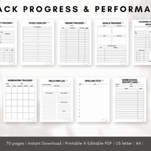 Homeschool Planner 2025 | Printable Homeschool Binder | Digital Lesson ...