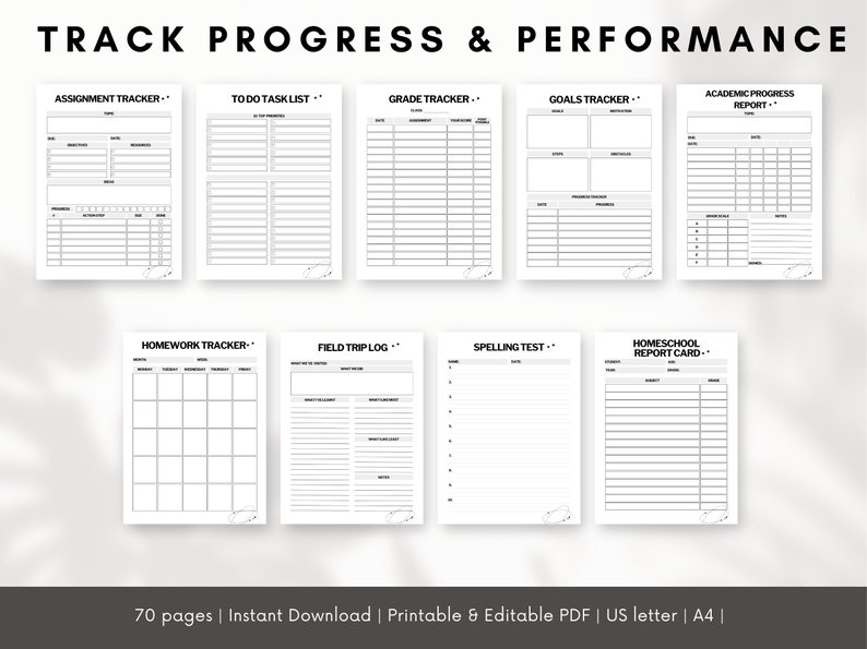 Homeschool Planner 2025 | Printable Homeschool Binder | Digital Lesson ...