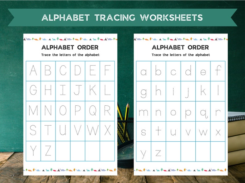 58 Printable Preschool Alphabet & Numbers Tracing Worksheets Tracing ...