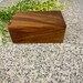Salt Box With Solid Wood Drawer Made From Walnut. Holds 1/2 Cup of Salt ...