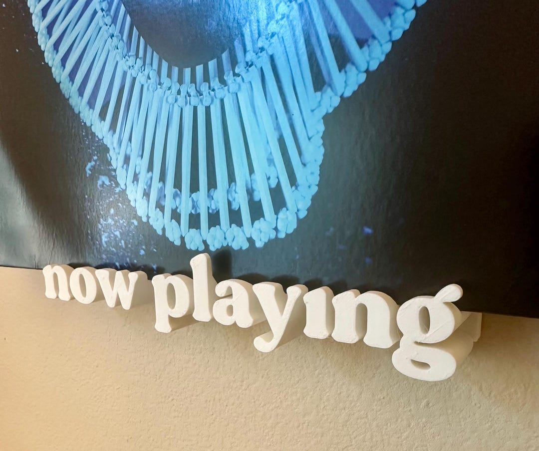 Now Playing Vinyl Record Holder | Wall Mount Album Shelf | Multiple ...