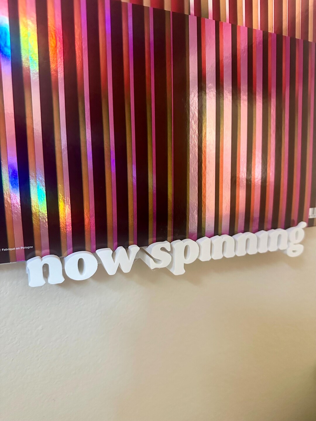 Now Spinning Wall Mounted Vinyl Record Shelf | Album Art Display - Etsy