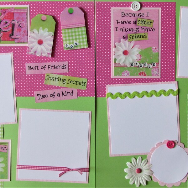 Scrapbook Pages - Etsy