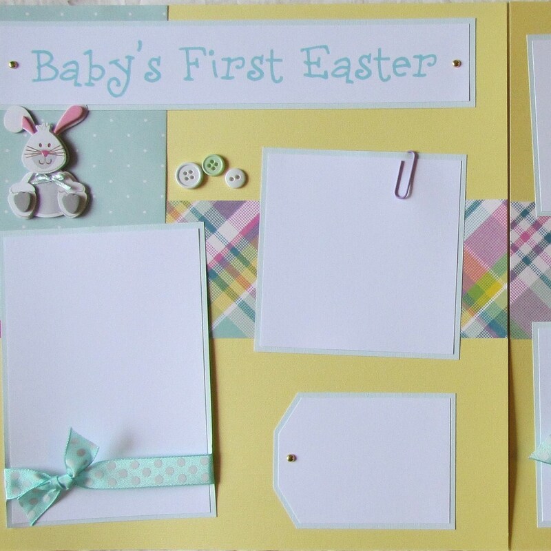 Easter Scrapbook Pages - Etsy