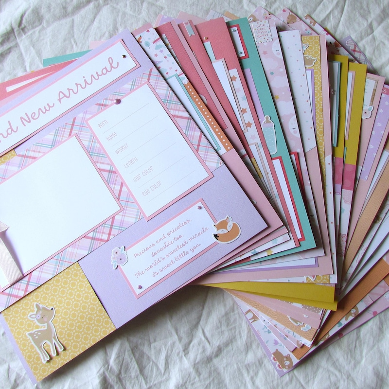 Baby Memory Book Layouts - Etsy