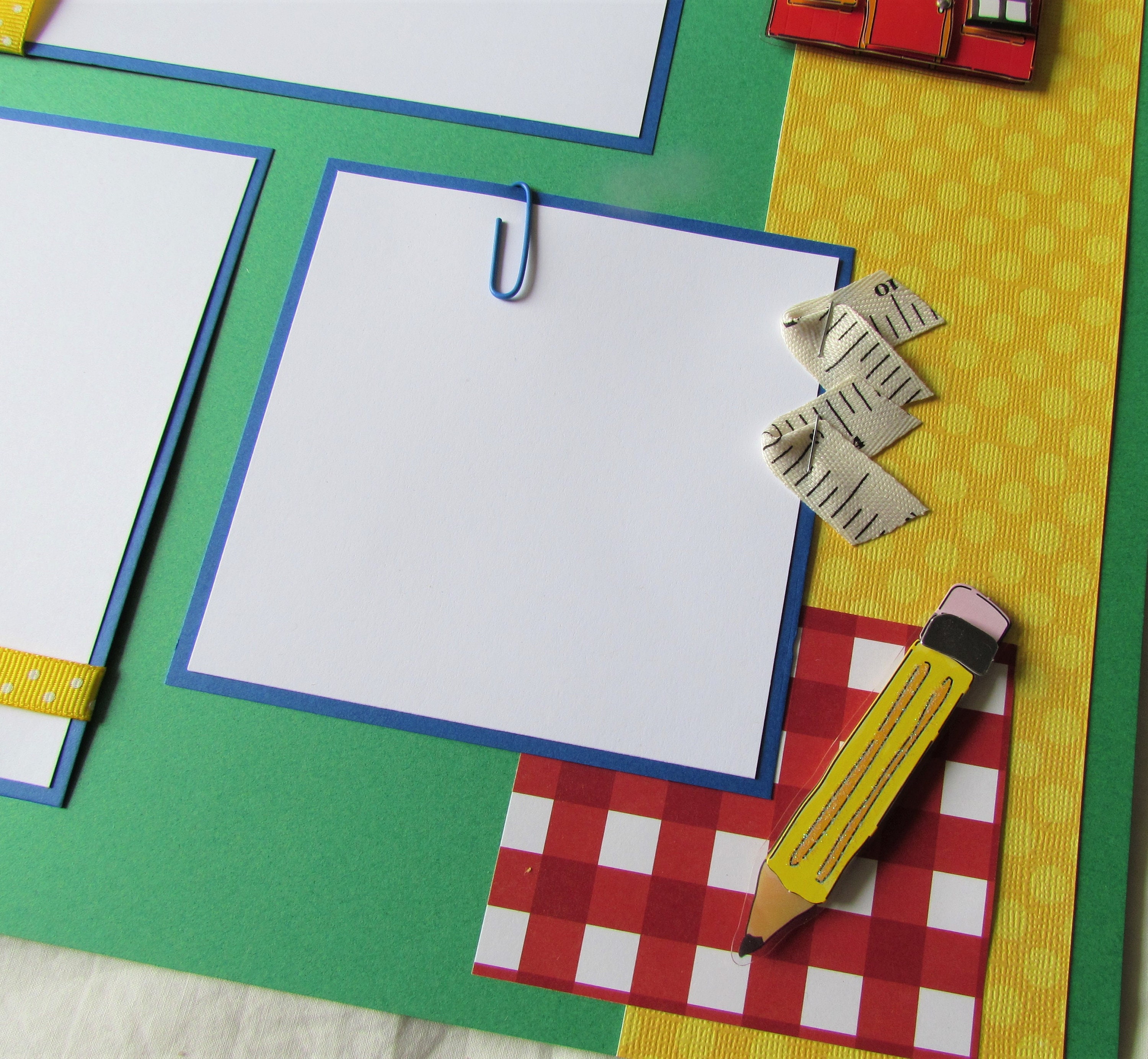 FIRST GRADE 12x12 Scrapbook Pages School Premade Layout - Etsy