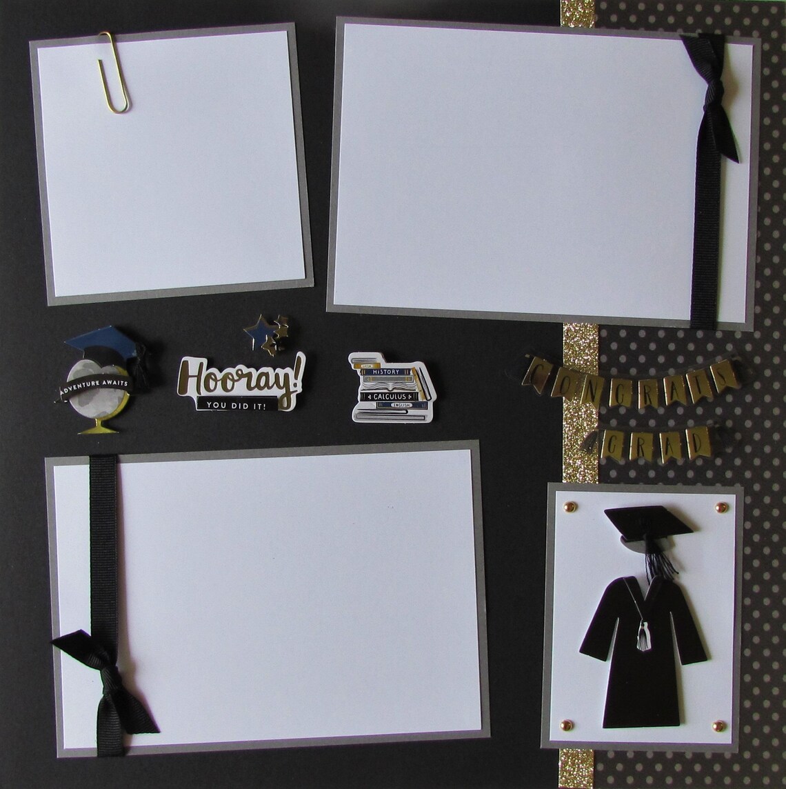 GRADUATION Premade 12x12 Scrapbook Pages Class of 2023 - Etsy