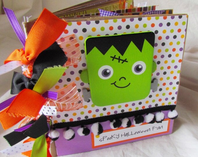 Spooky Halloween Fun Paper Bag Premade SCRAPBOOK ALBUM - Etsy