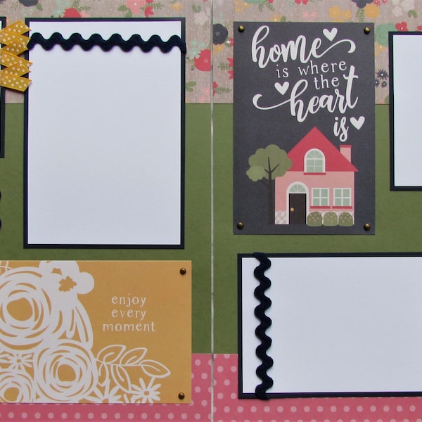Premade Scrapbook Pages - Etsy
