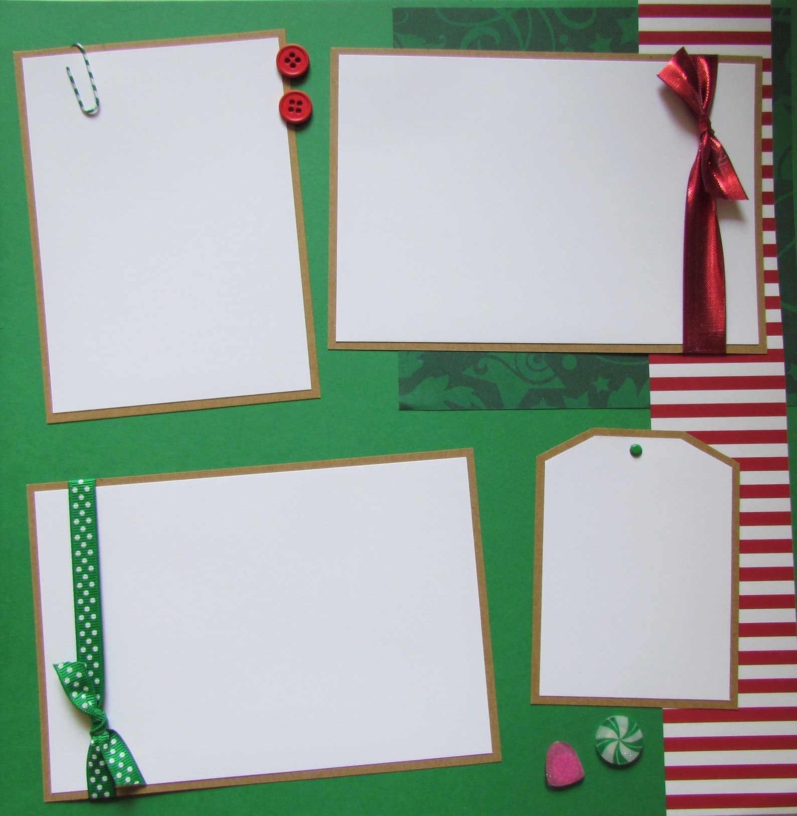 CHRISTMAS Premade 12x12 Scrapbook Pages SwEET ChRiSTMaSTimE | Etsy