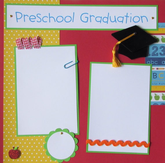 Kinder Graduation Border Design