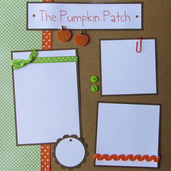 Pumpkin Patch Layout - Etsy