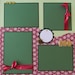 CHRISTMAS Premade 12x12 Scrapbook Pages Holiday Layout Christmas Tree ...