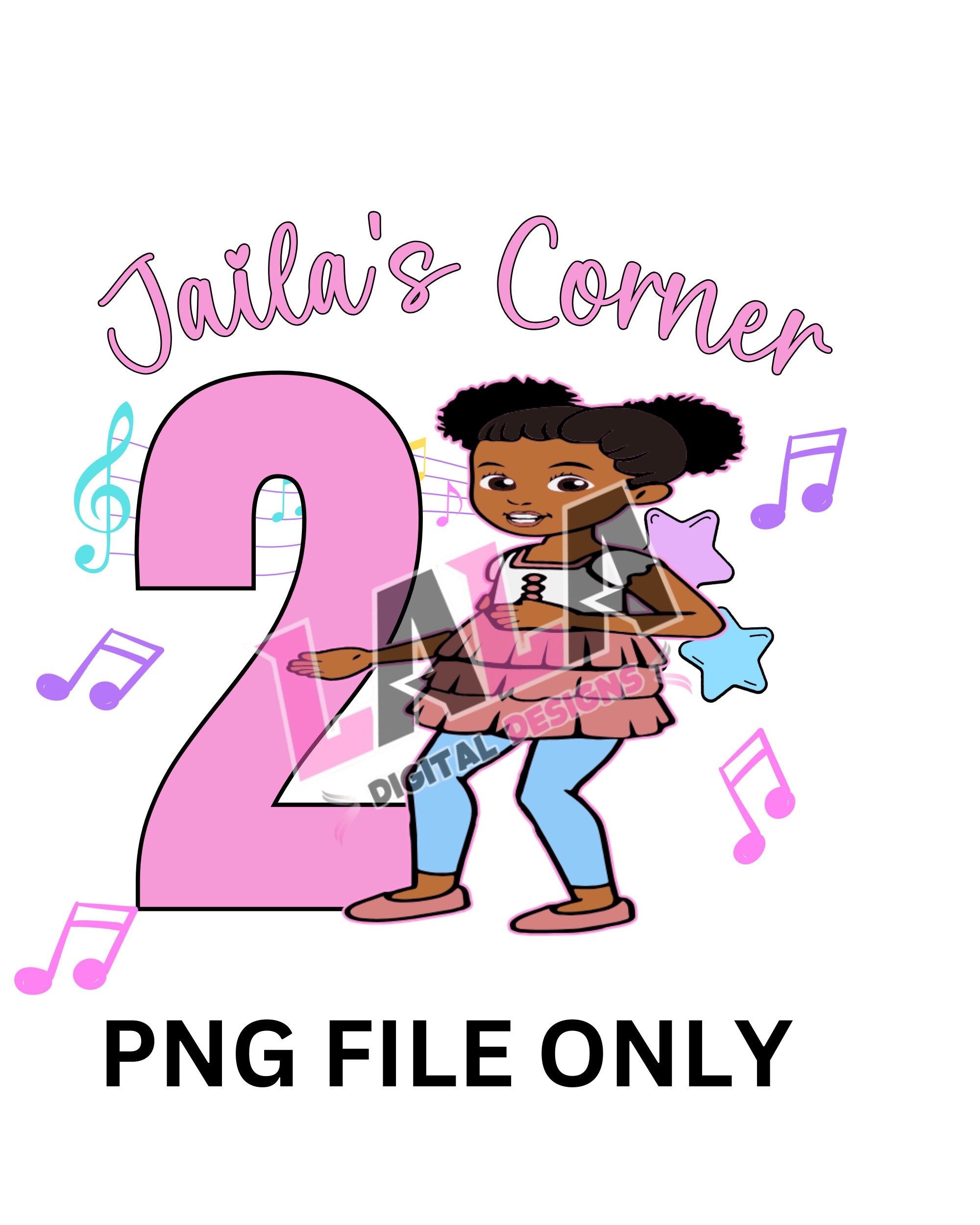 Gracies Coner PNG File ONLY, Gracie's Corner Digital File, Birthday PNG ...