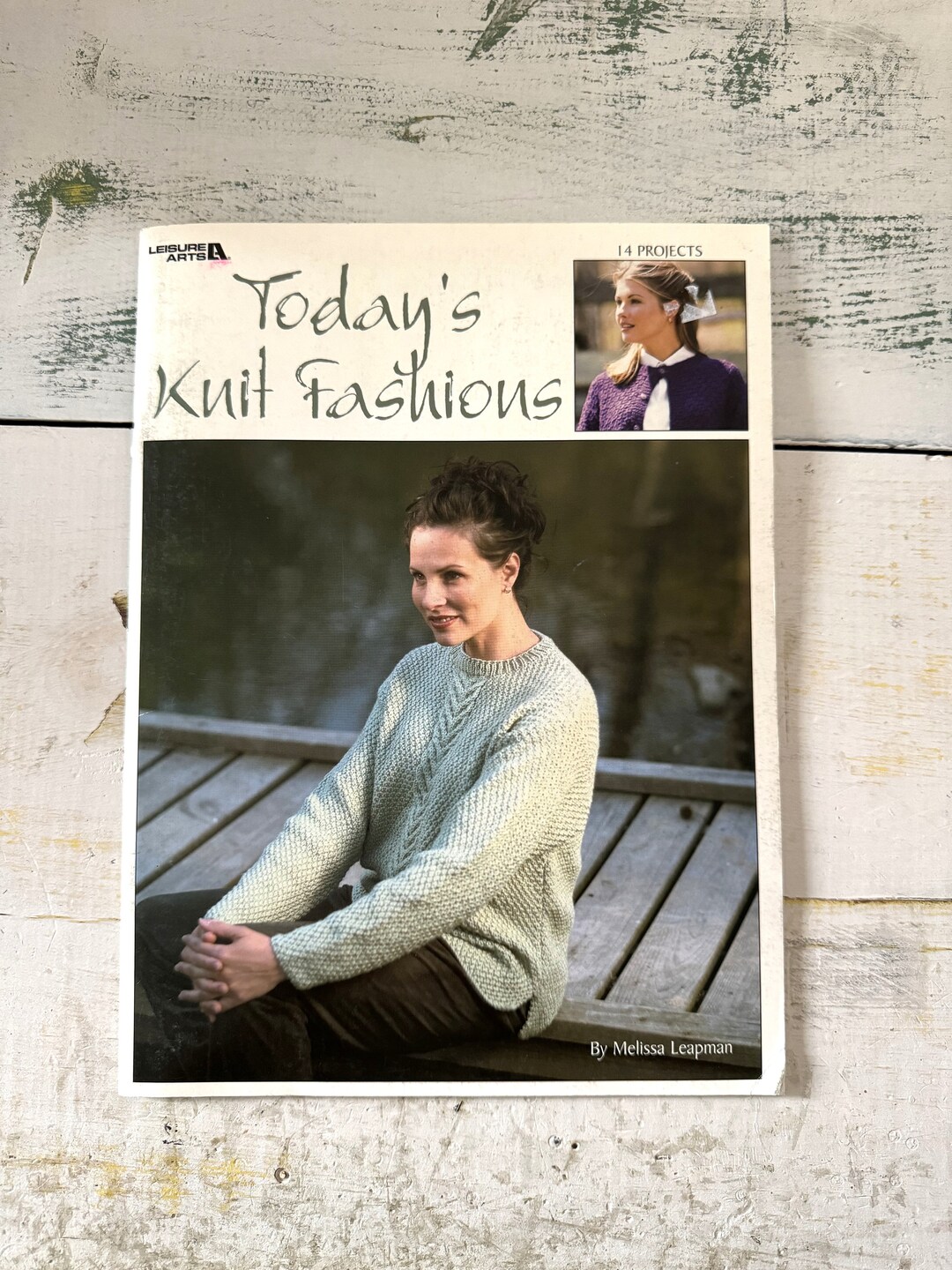Knitting Sweater Pattern Book - Today's Knit Fashions - 14 Patterns ...