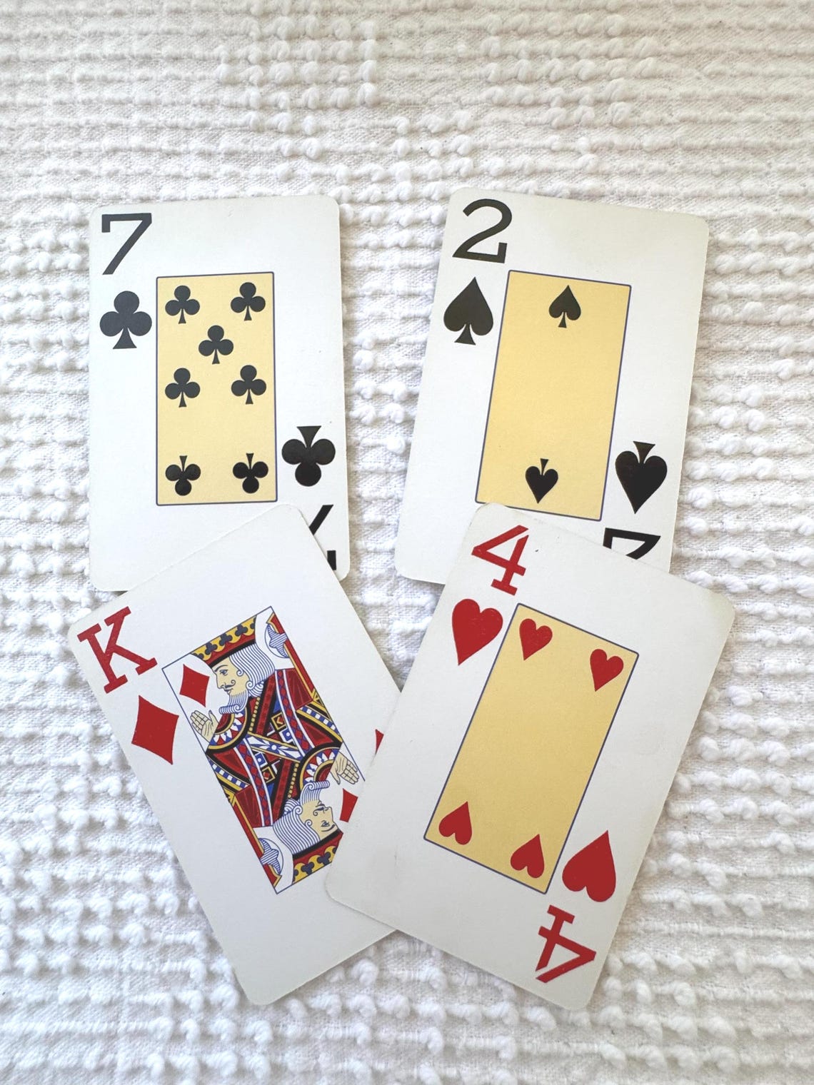 Vintage Rose Playing Cards - Set of 4 - for Collage & Crafting - Etsy