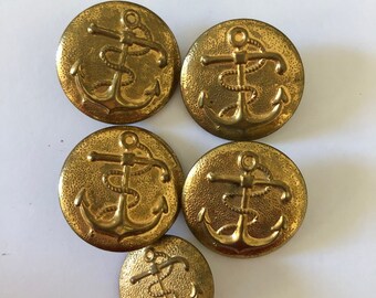 Large Nautical Buttons - Etsy