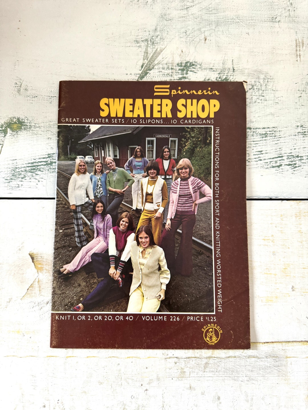 Knitting Sweater Pattern Book - Sweater Shop - Great Sweater Sets - 10 ...