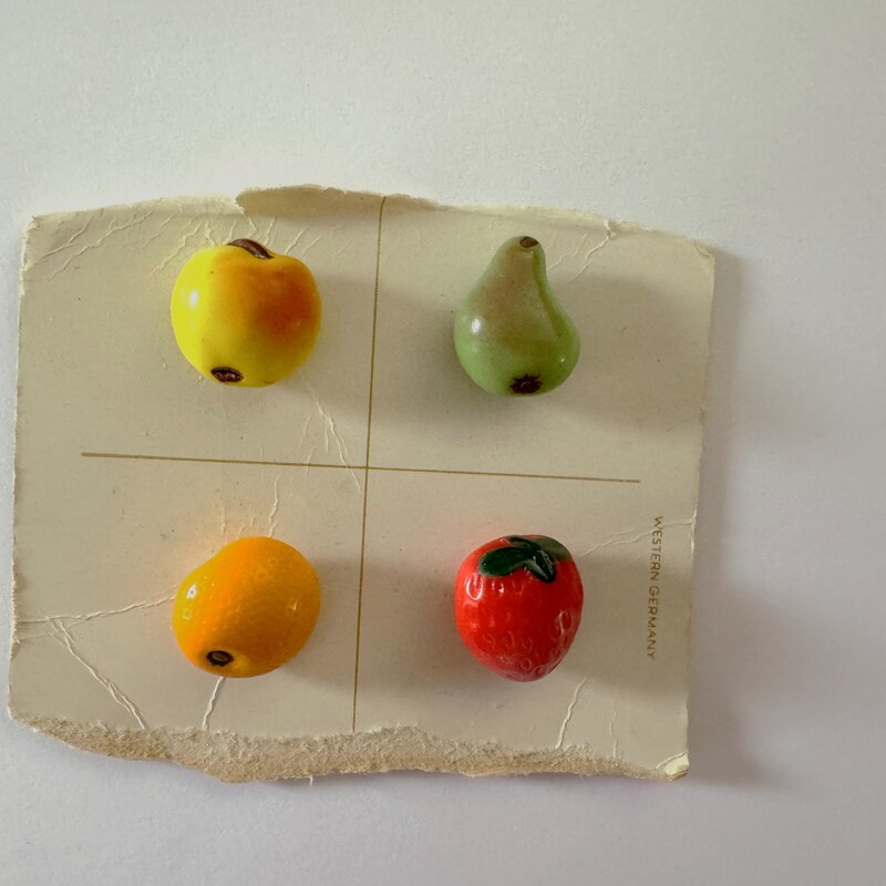 Fruit Buttons - Etsy