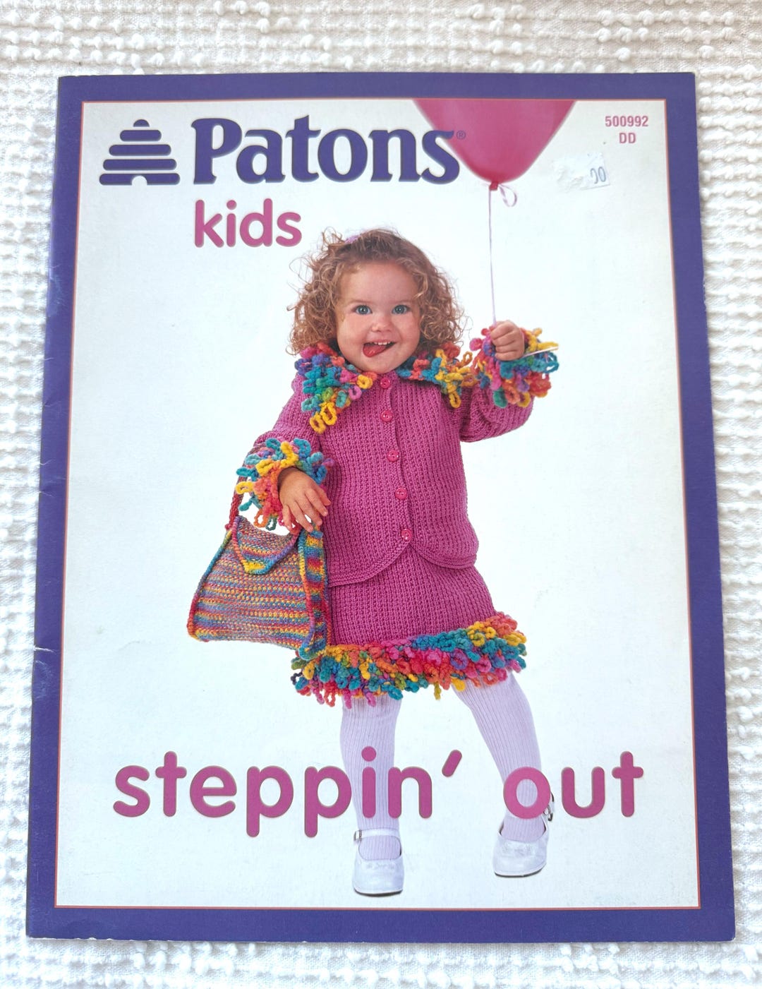 Patons Kids Knitting Pattern Book - Steppin' Out - Sweaters, Hats ...