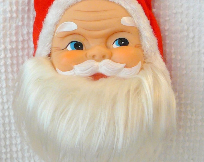 Vintage Hanging Musical Santa Face Deliciously Retro - Etsy
