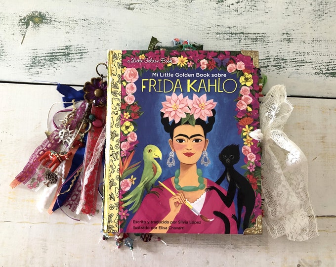 Handmade Junk Journal With Frida Kahlo Theme - Made From the Frida ...
