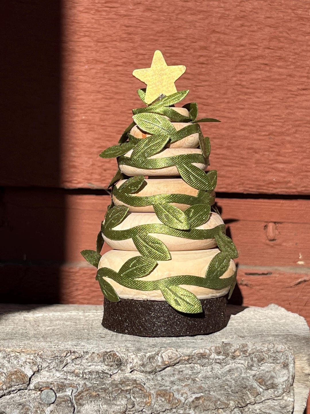 Wooden Wheel Trees With Upcycled Trunk - Etsy