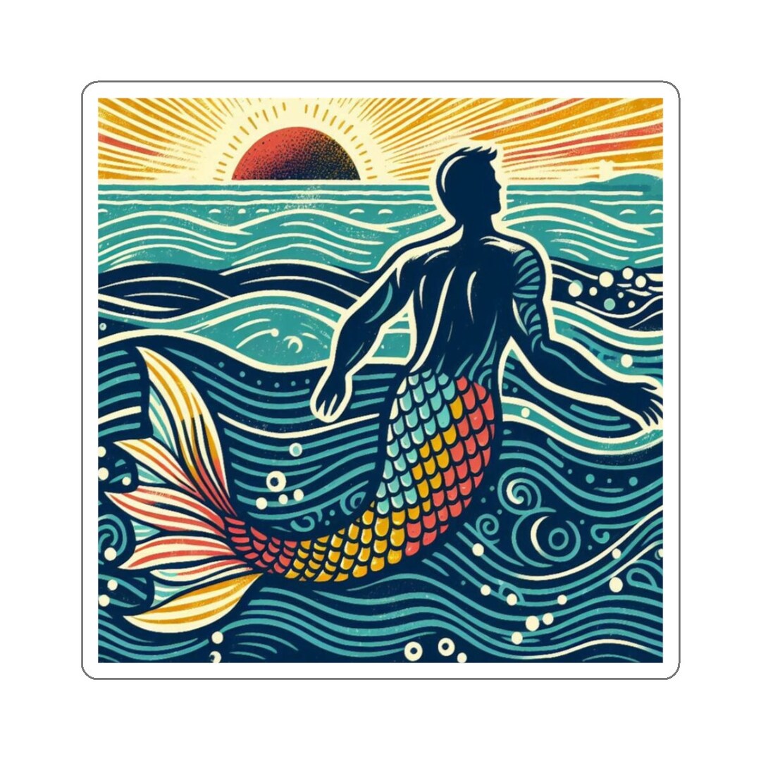 Pride Month Sticker Rainbow Pride Flag LGBTQ Ocean Gay Pride Beach ...