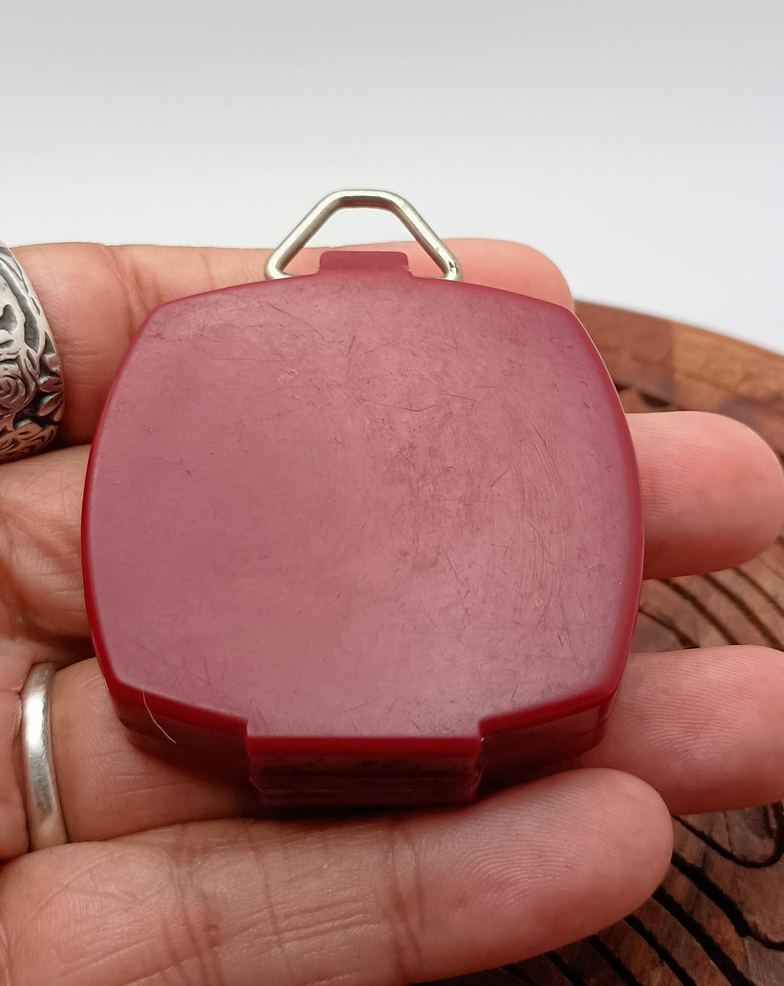Taylor Gydeway Case Compass, Maroon. Vintage, Made in the U.S.A. - Etsy