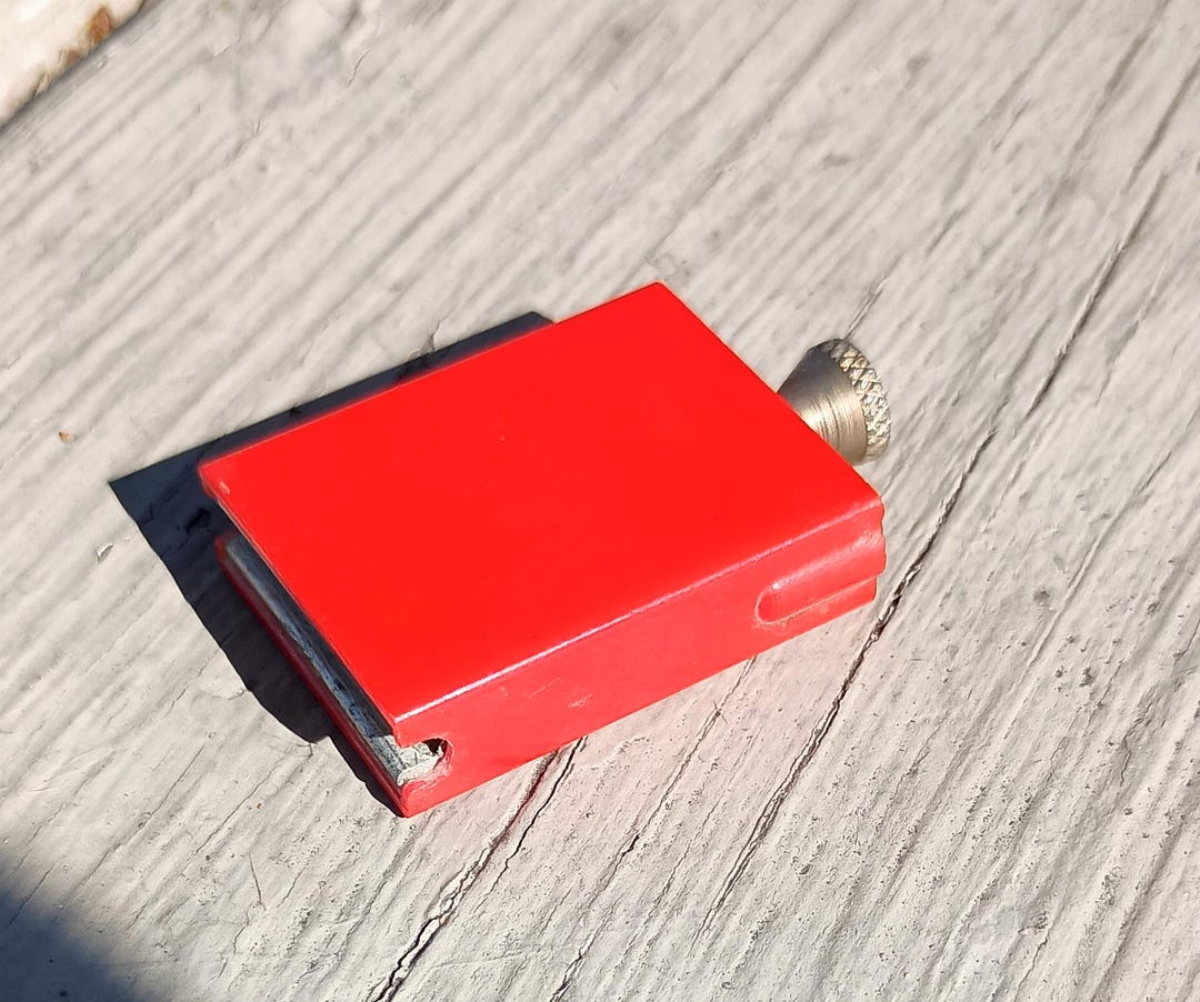 Vintage Mechanical Match Red Permanent Match. - Etsy