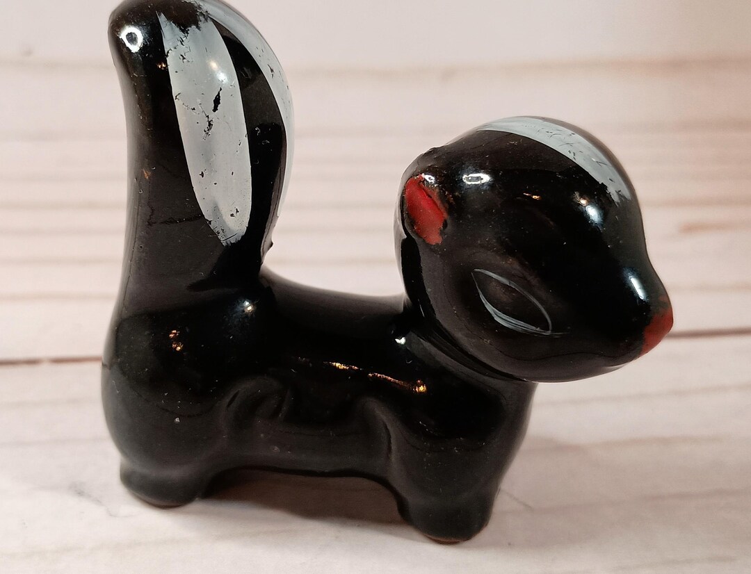 Little Redware Terracotta Pottery Skunk. - Etsy